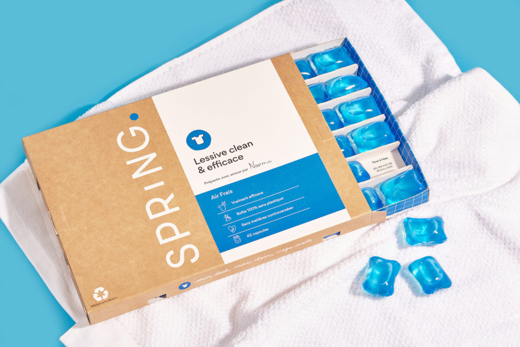 On aime : les minidoses de lessive Spring - Home magazine