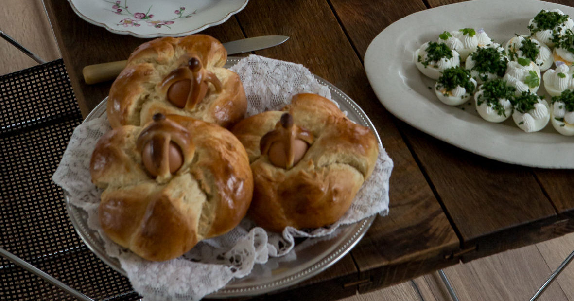 Recette : pain tressé avec un œuf dur - Home magazine